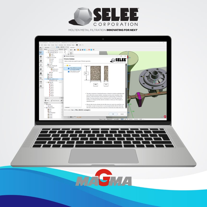 MAGMASOFT ® 6.1 Now Features New SELEE ® Filter Data